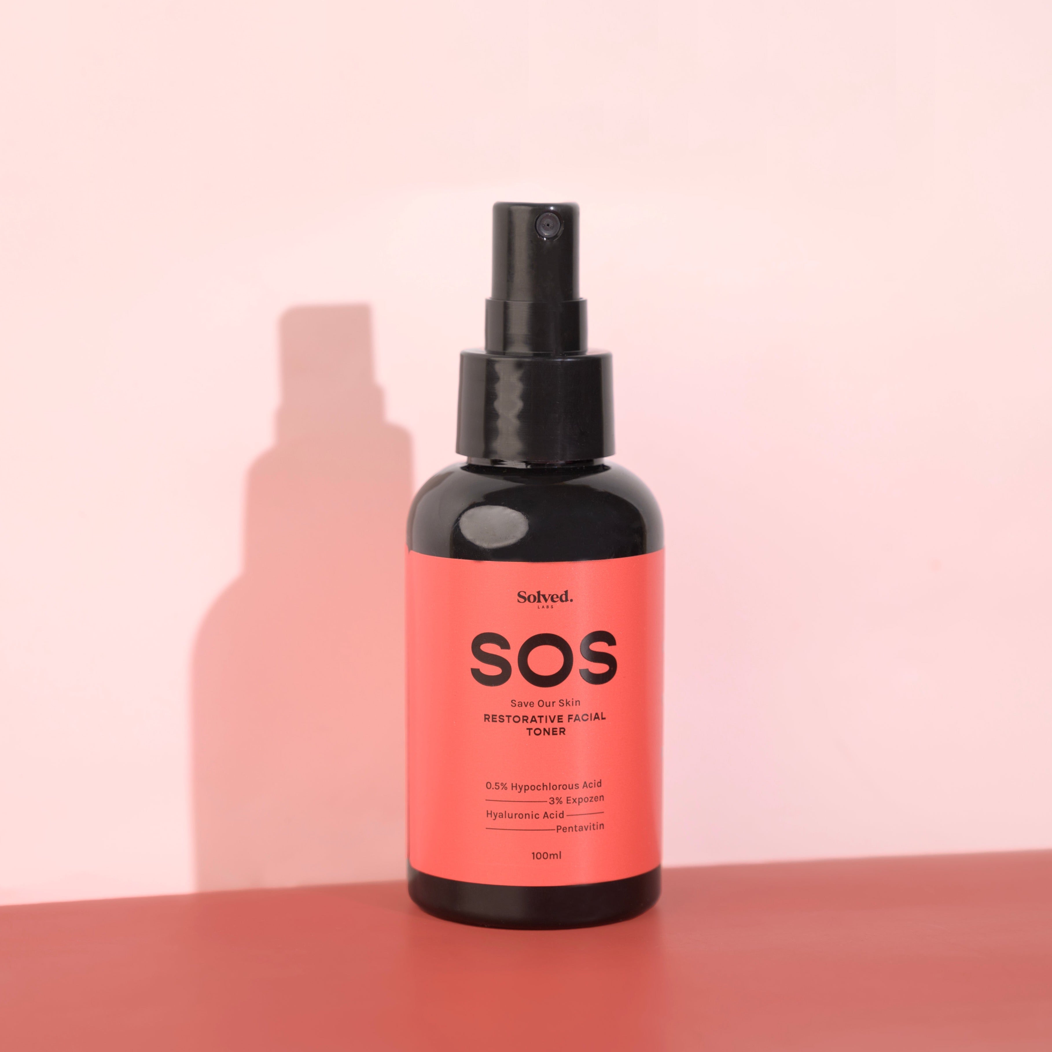 SOS Hypochlorous Acid Spray – Solved Labs